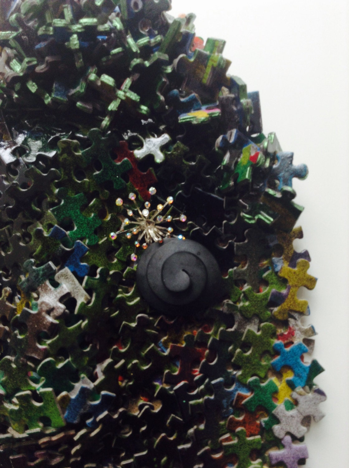 Mask Made of Jigsaw Puzzle Pieces - Etsy