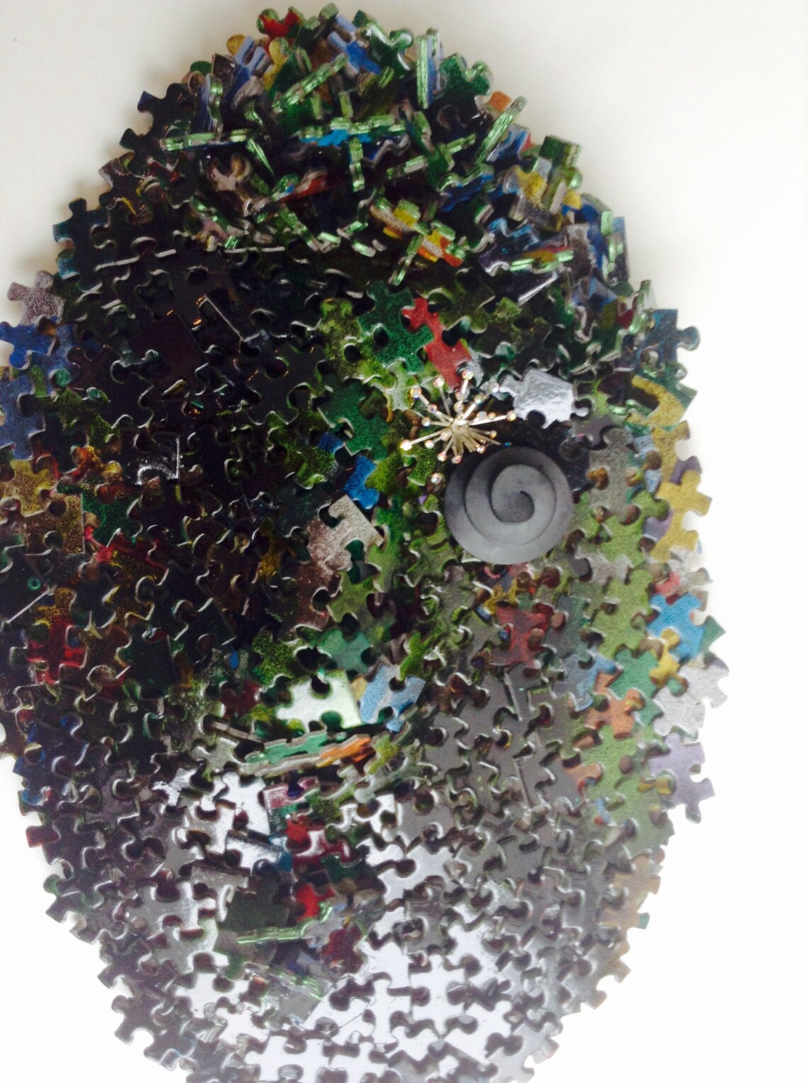 Mask Made of Jigsaw Puzzle Pieces - Etsy