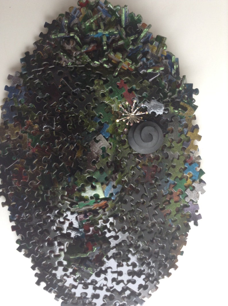 Mask Made of Jigsaw Puzzle Pieces - Etsy