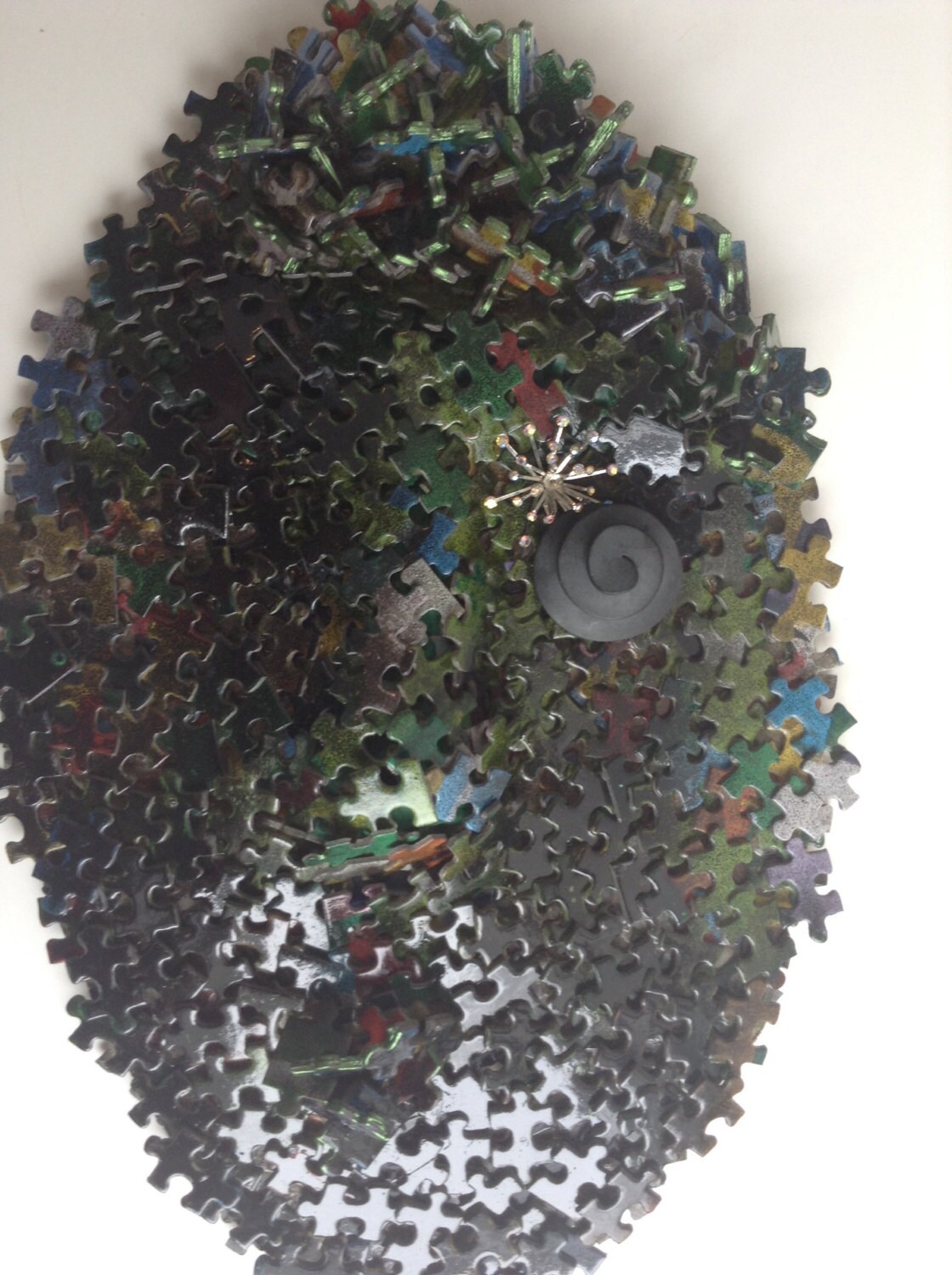 Mask Made of Jigsaw Puzzle Pieces - Etsy