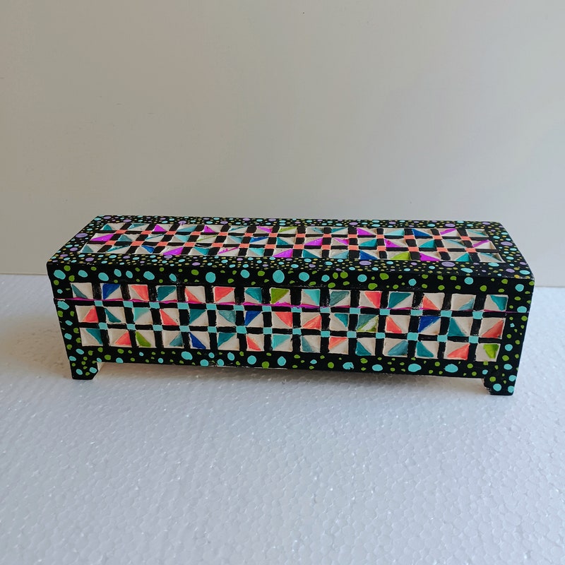 Hand Painted Box - Etsy