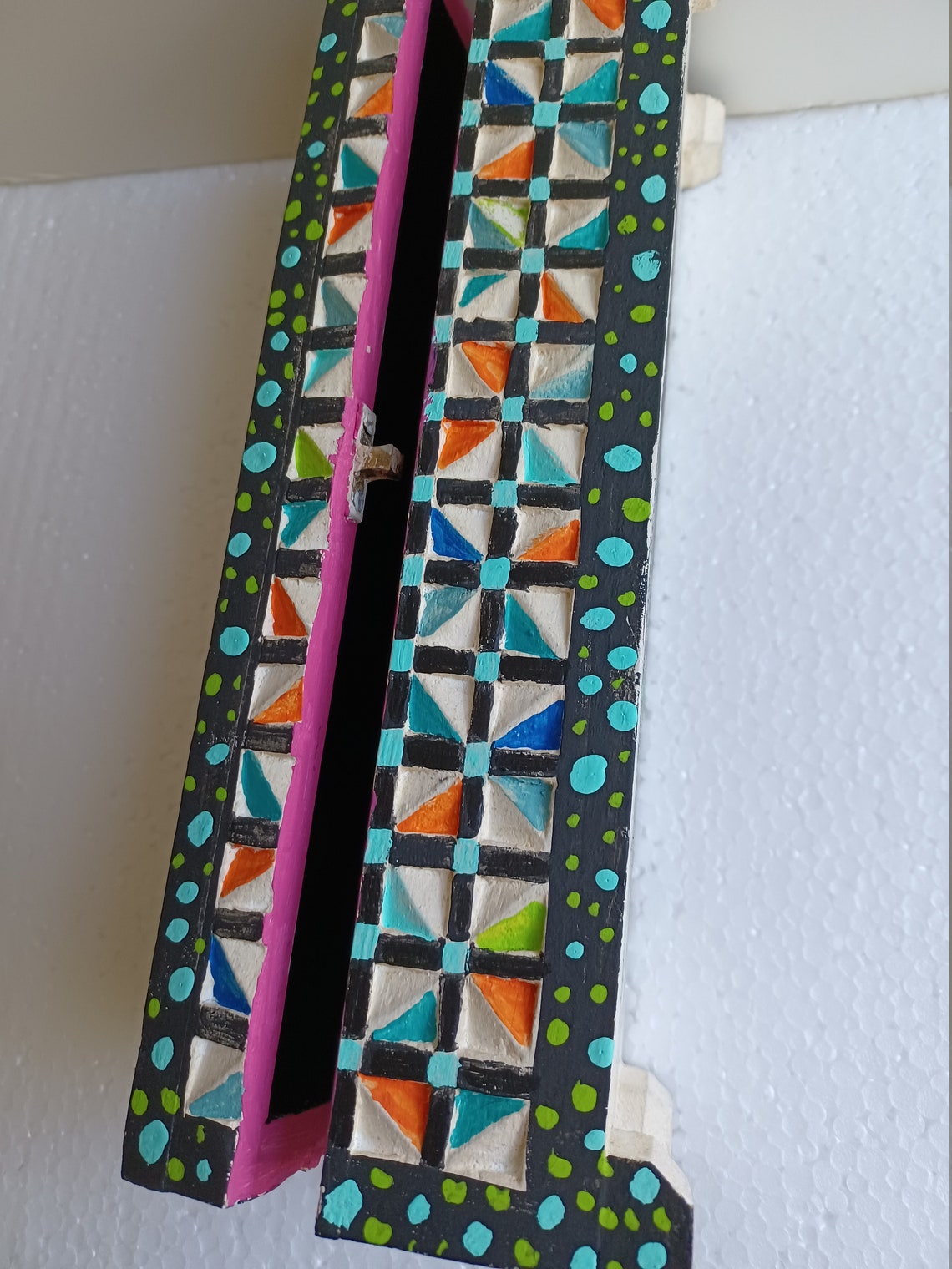 Wooden Hand Painted Box - Etsy