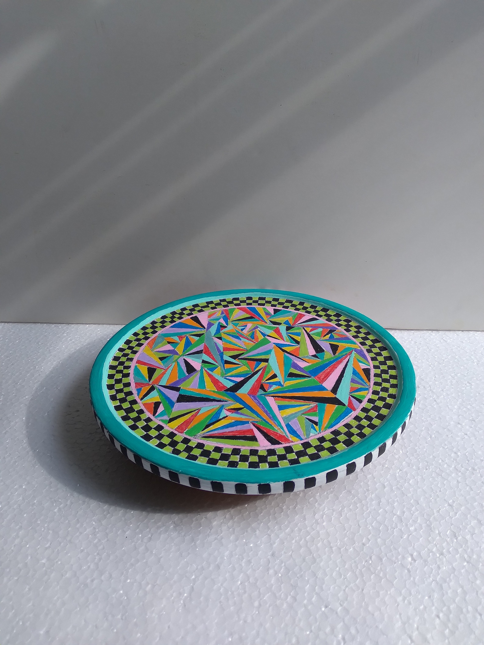 Hand Painted Wooden Lazy Susan - Etsy