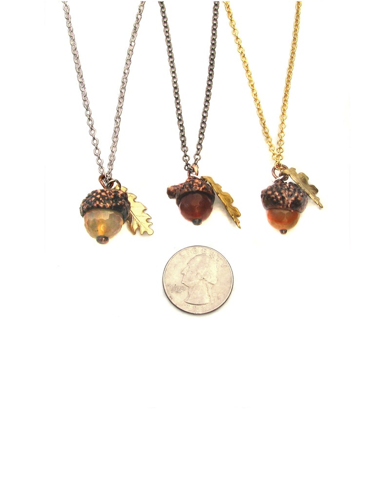 Acorn Pendant Electroformed Acorn Jewelry Copper Acorn With | Etsy