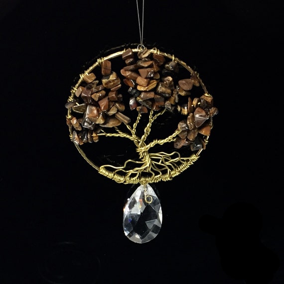 Tree of Life Suncatcher Tigers Eye Tree of Life Ortament | Etsy