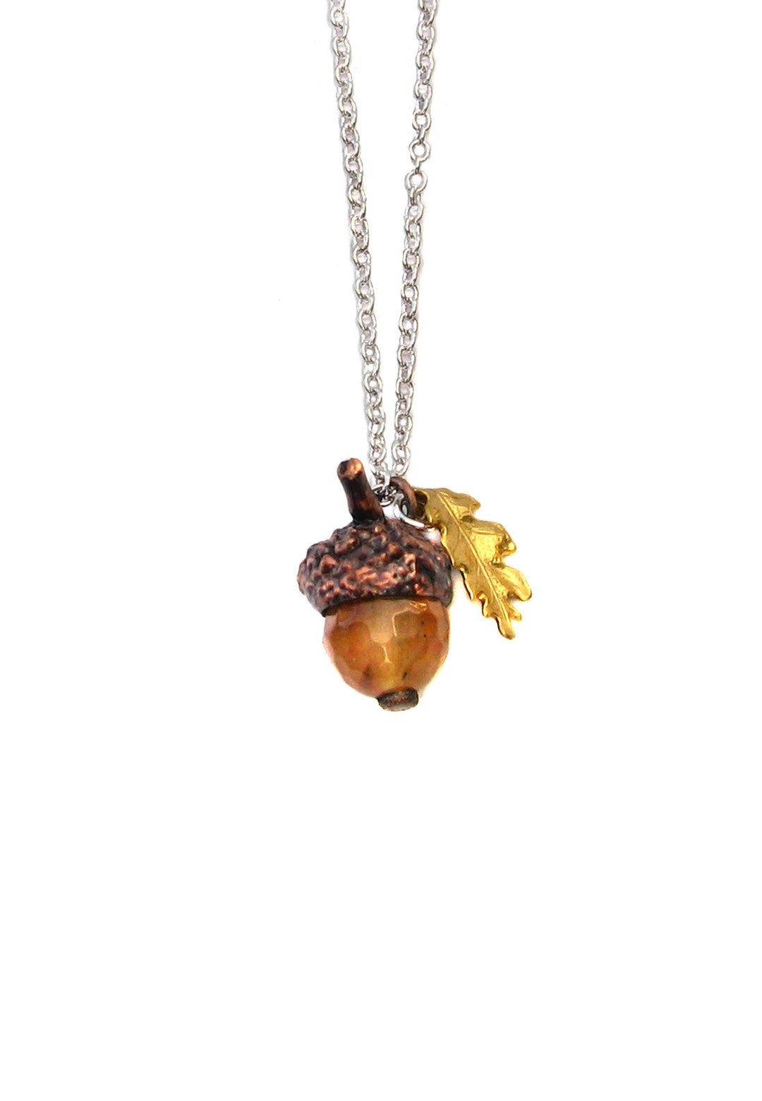 Acorn Pendant Electroformed Acorn Jewelry Copper Acorn With - Etsy