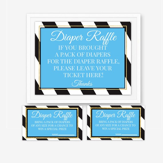 Diaper Raffle Sign Floral Diaper Raffle Raffle Sheets Baby | Etsy