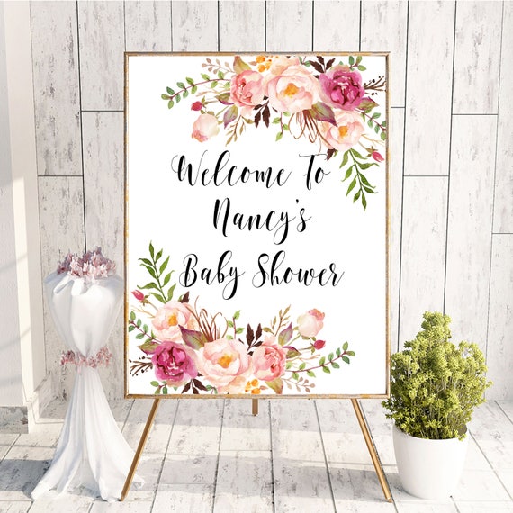 Boho Welcome Sign Boho Custom Sign Tribal Wedding Sign | Etsy