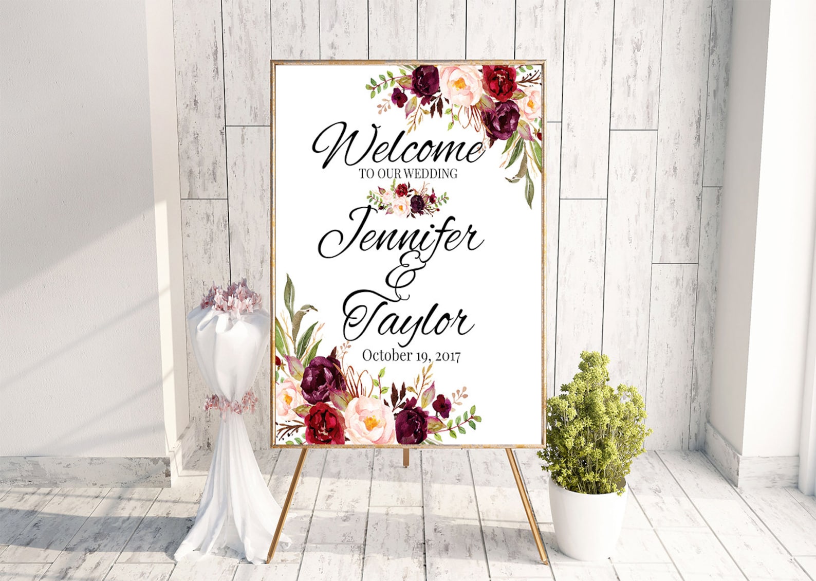 Large Wedding Sign Large Welcome Sign Welcome to Our - Etsy