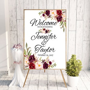 Large Wedding Sign Large Welcome Sign Welcome to Our - Etsy