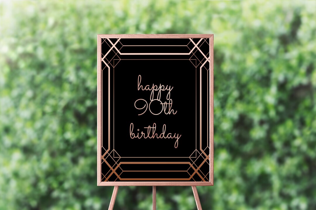 90th Birthday Decor 90th Birthday Sign 90th Birthday Ideas - Etsy