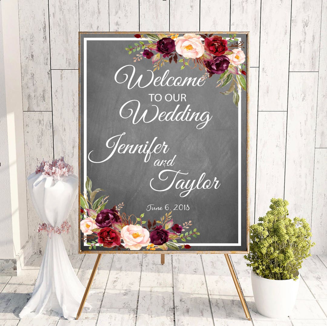 Summer Wedding Sign Chalk Board Sign Custom Chalk Board - Etsy