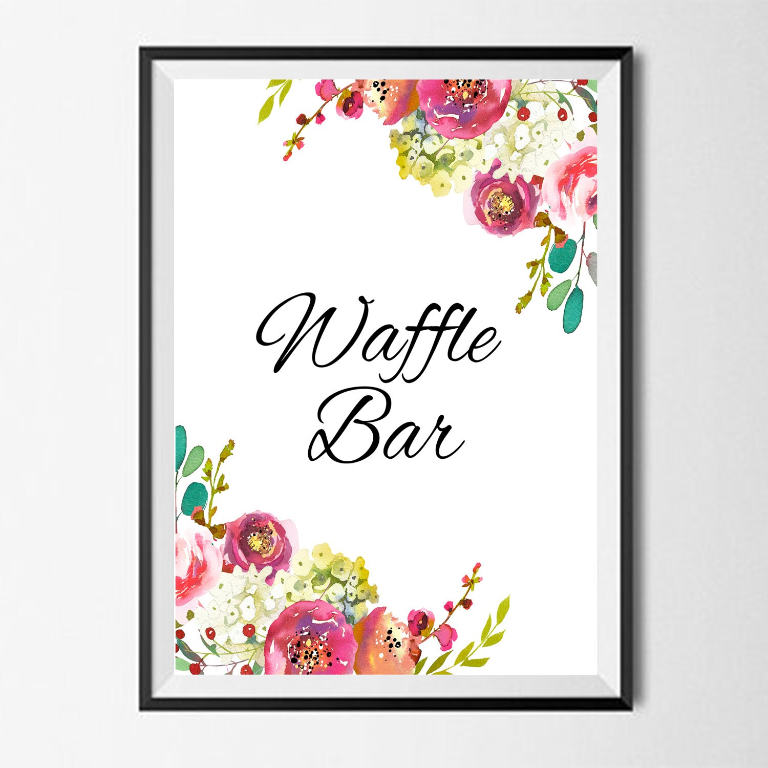 Waffle Bar Sign Waffle Bar Decor Wedding Sign Bridal Shower | Etsy