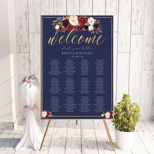 Escort Board - Etsy