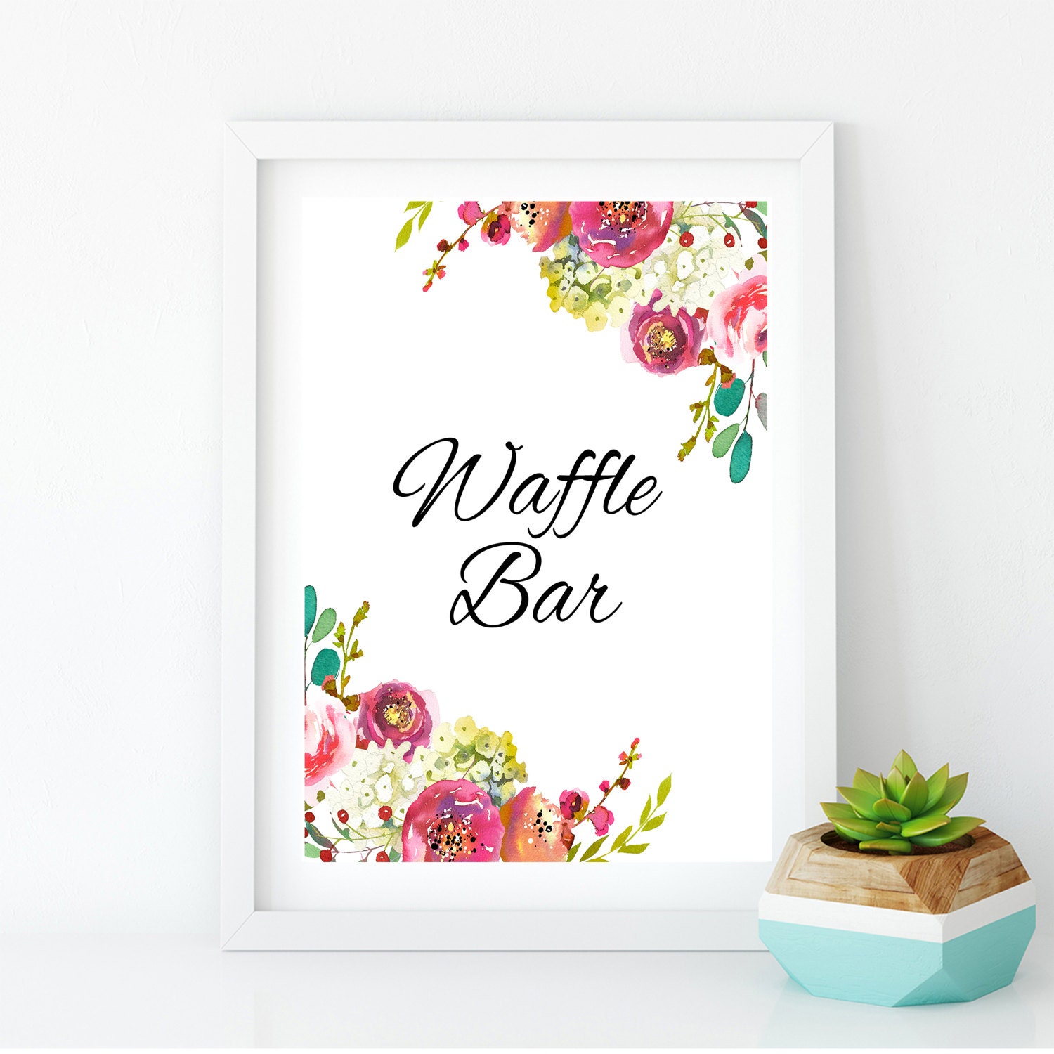 Waffle Bar Sign Waffle Bar Decor Wedding Sign Bridal Shower | Etsy