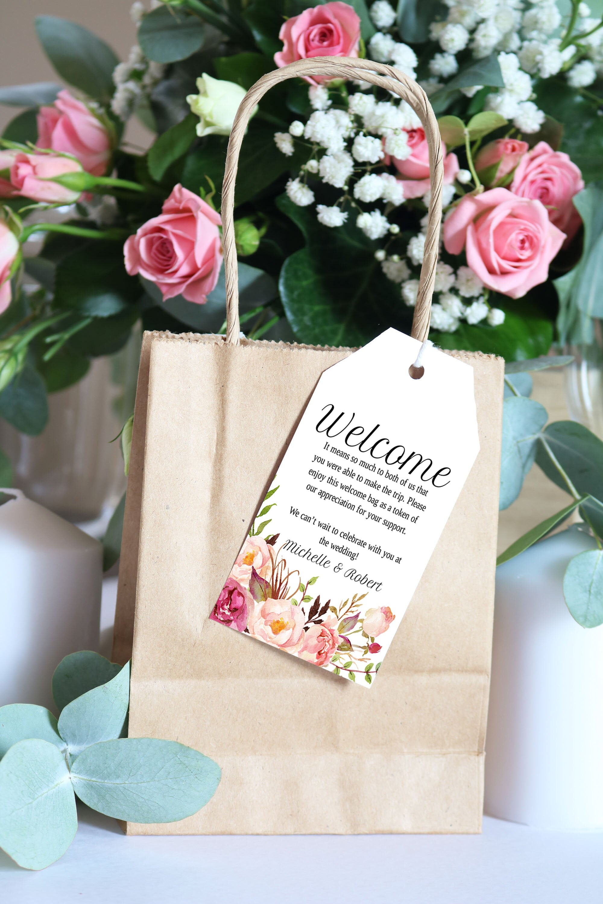 Welcome Bag Wedding Welcome Welcome Bag Label Welcome Bag | Etsy