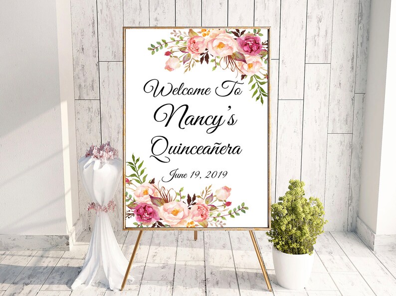 Quinceañera Sign Quinceanera Sign 15th Birthday Sign Sweet - Etsy