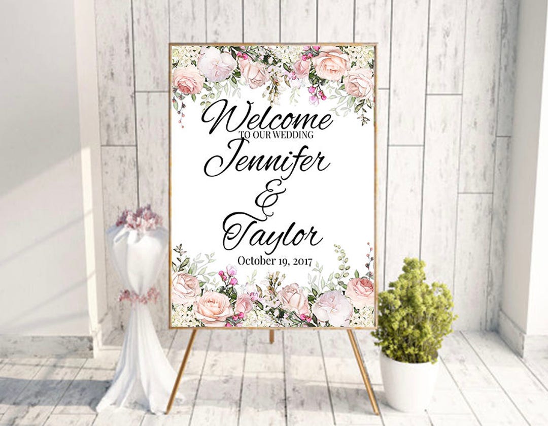 Large Wedding Sign Large Welcome Sign Welcome to Our - Etsy