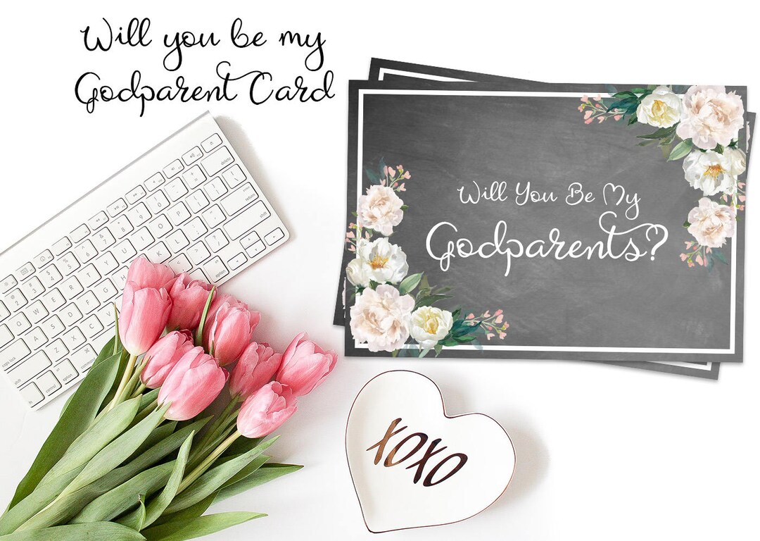 Be My Godparents You Be My Godparents Godparent Card Asking - Etsy