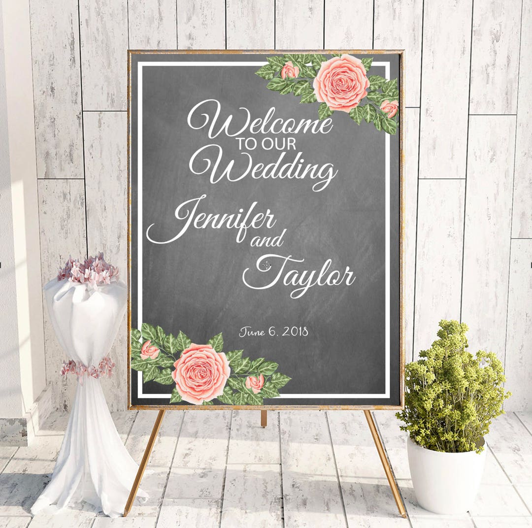 Summer Wedding Sign Chalk Board Sign Custom Chalk Board - Etsy