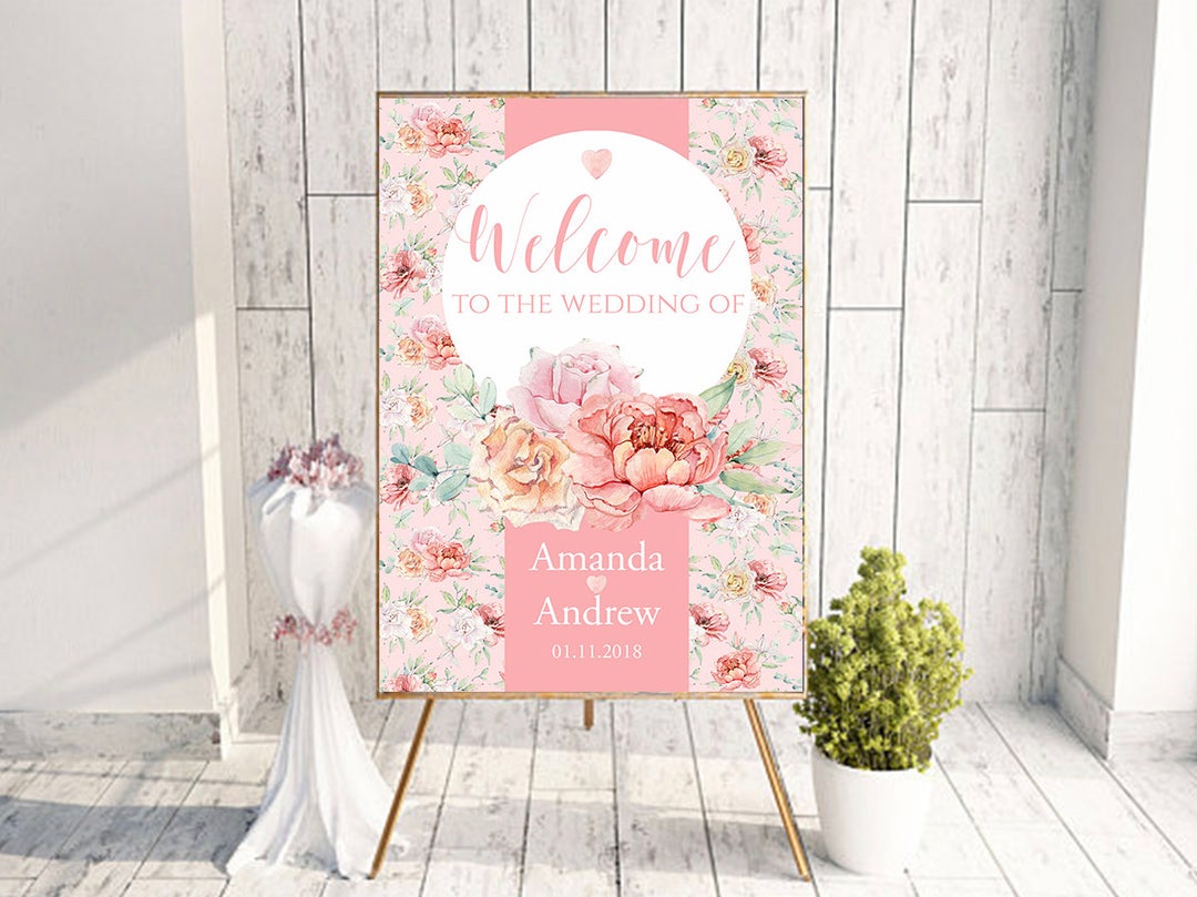 Our Wedding Sign Big Welcome Sign Reception Welcome Boho - Etsy