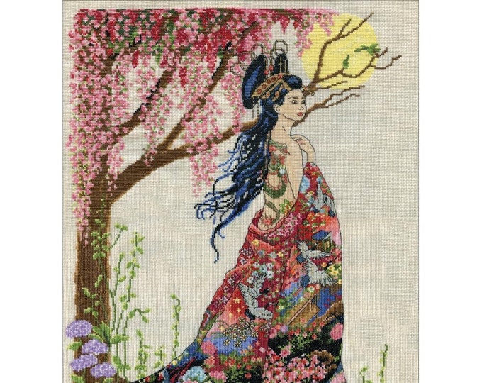 Queen of Silk by Design Works Designer Nene Thomas Counted Cross Stitch ...