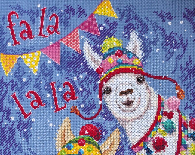 La La Llamas by Abris Art. Animals Collection. Counted Cross Stitch Kit ...