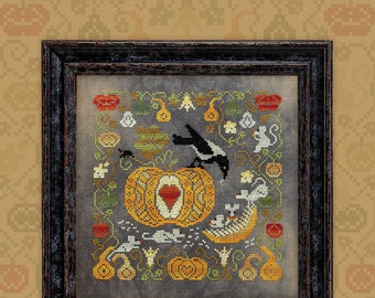 Turtle Quaker by Owl Forest Embroidery. Printed Counted Cross Stitch ...