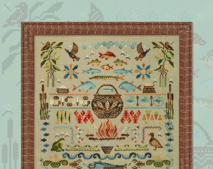 Ukha by Owl Forest Embroidery the Cookery Book Series Printed Counted ...