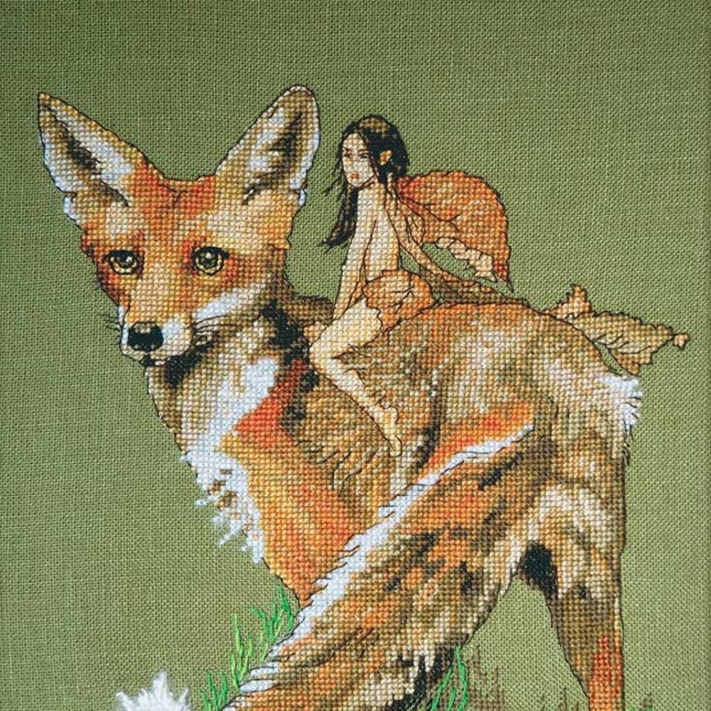 Fox Cross Stitch Kit - Etsy