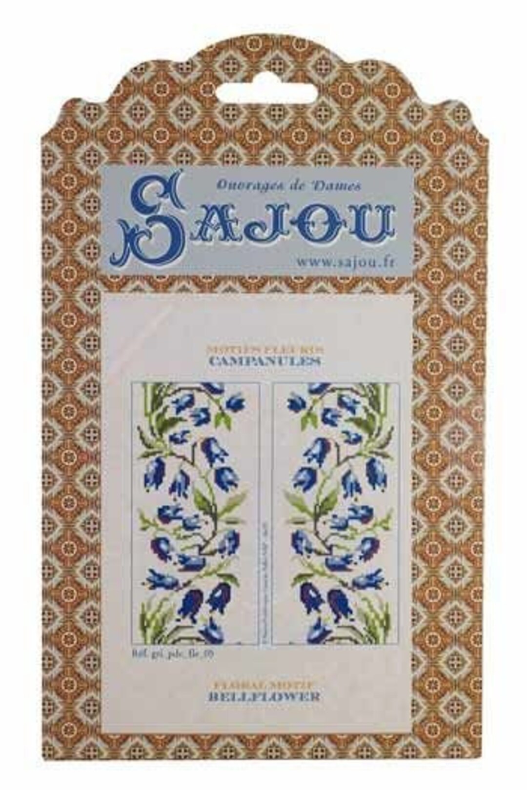 Bellflower Composition by Sajou (france) Counted Cross Stitch Pattern More on Website Orabeille ...