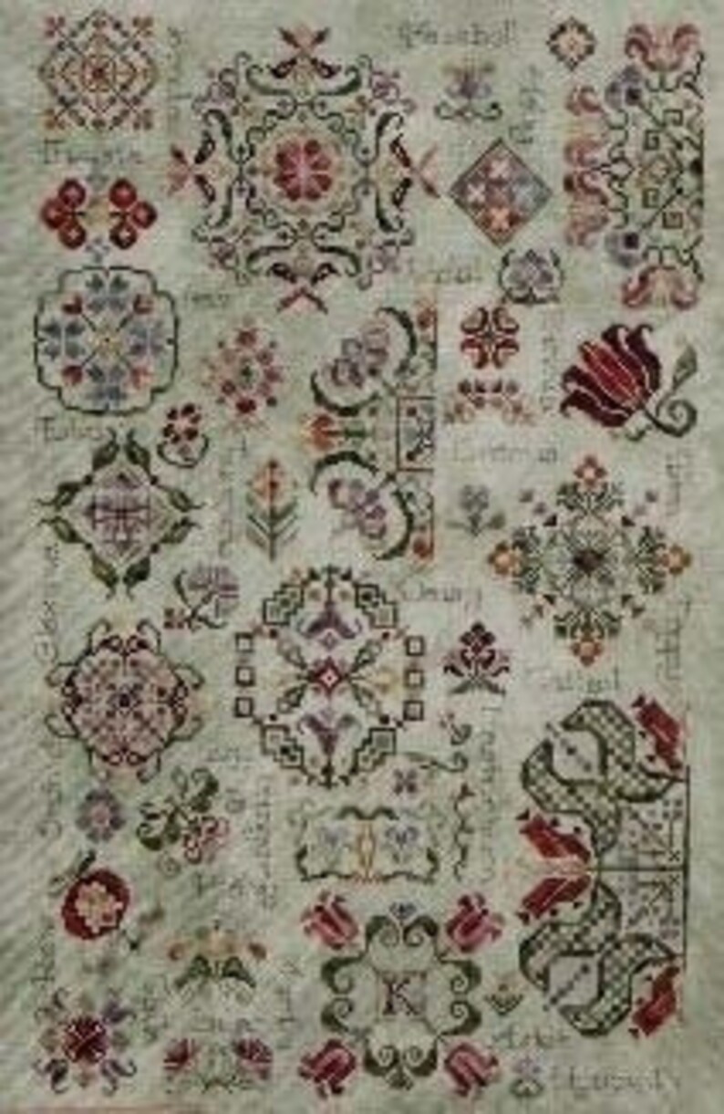 Spring Quakers by Rosewood Manor Design 2010 Primitive Cross Stitch ...