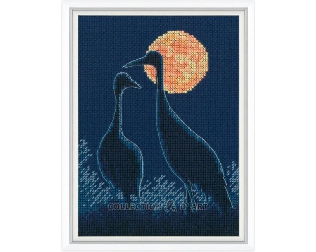 Full Moon by RTO Counted Cross Stitch Kit 2025 More on Orabeille.com - Etsy