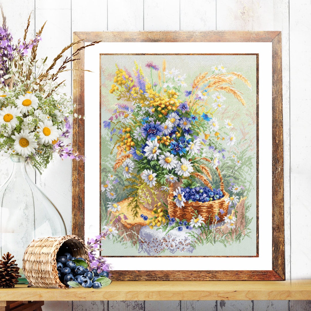 On the Forest Glade by Magic Needle. Counted Cross Stitch Kit 2023 - Etsy