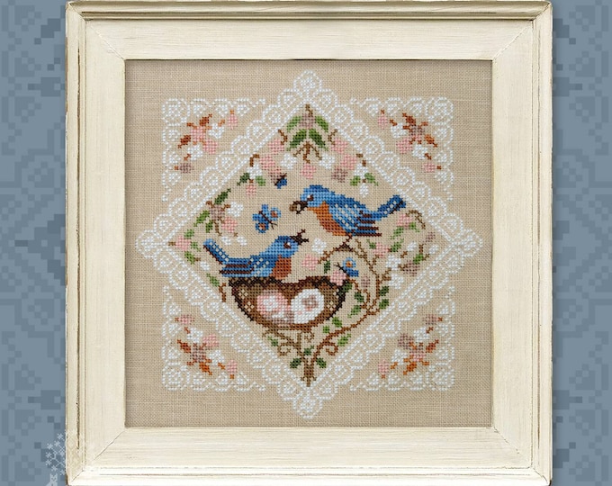 Turtle Quaker by Owl Forest Embroidery. Printed Counted Cross Stitch ...