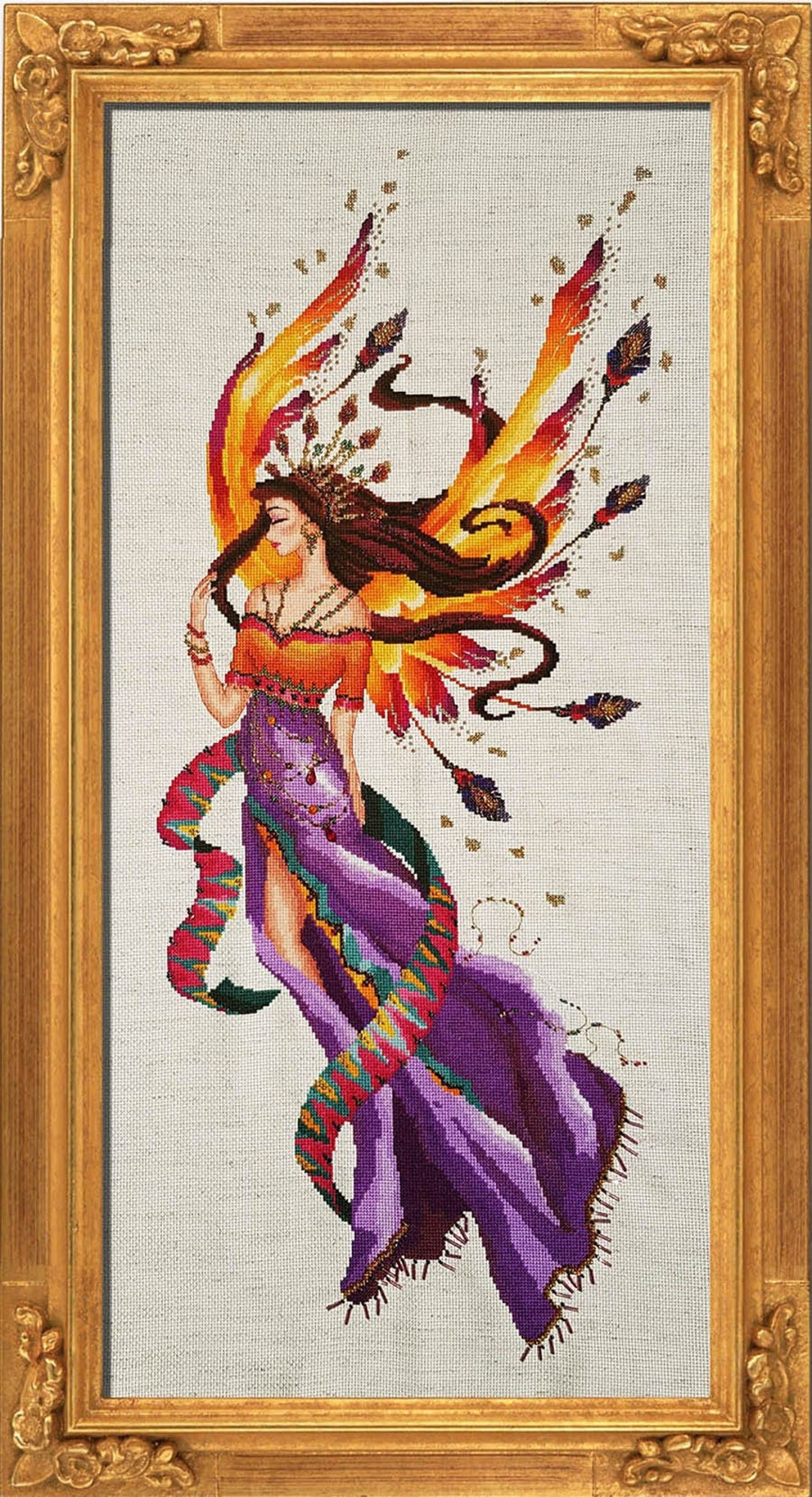 Queen Sari by Bella Filipina Designs 2018. Fantasy Cross Stitch Pattern ...