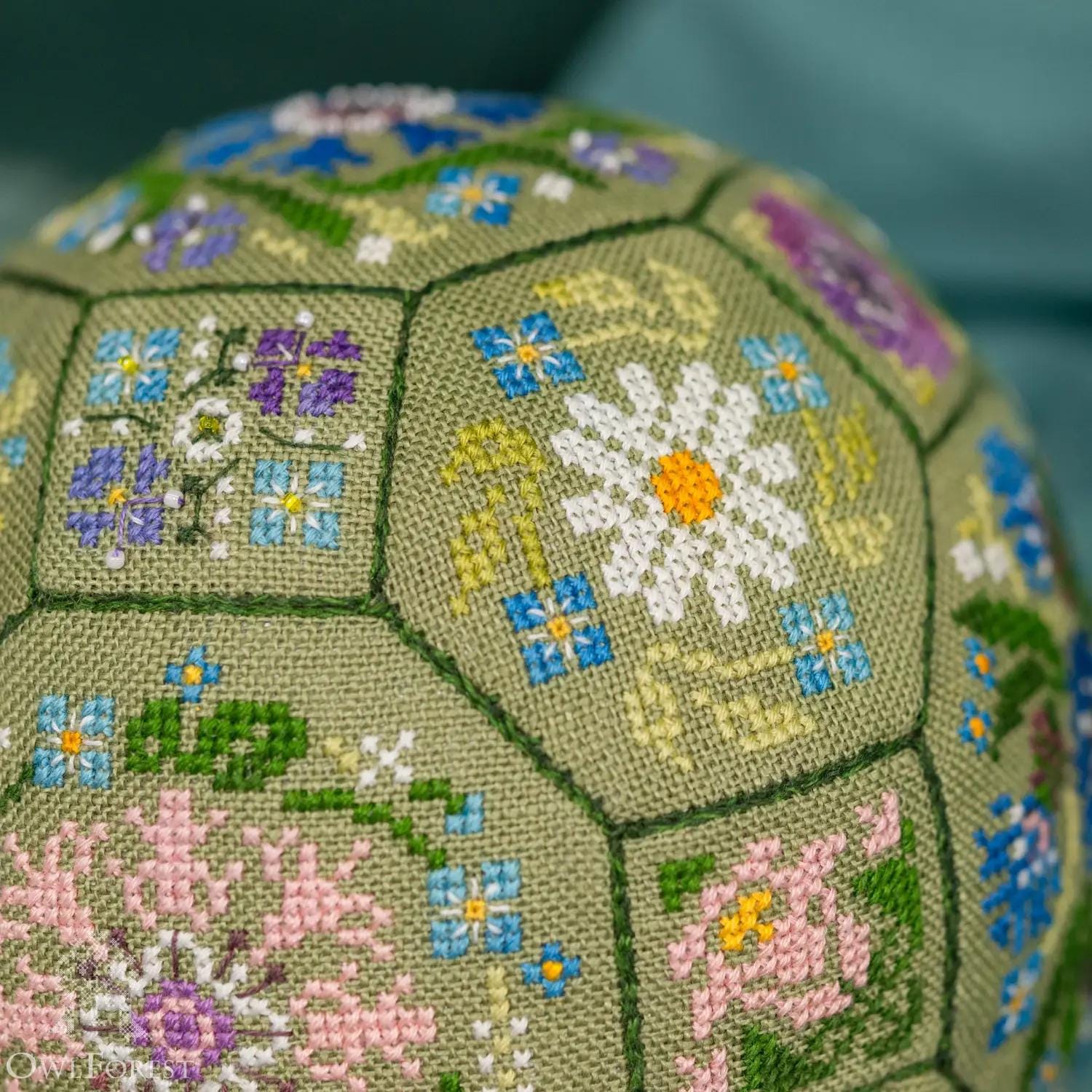 Quaker Balls Booklet of the Embroidery Charts by Owl Forest Embroidery ...