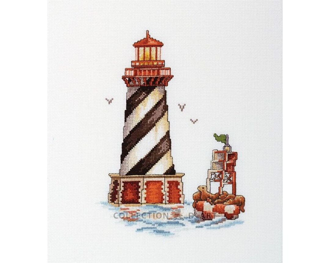 Lighthouse "seal Bay" by RTO Сounted Cross Stitch Kit Sea Theme - Etsy