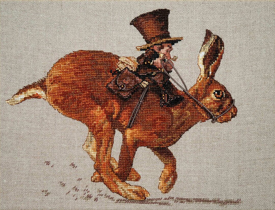 Le Lievre Et Le Postier (the Hare and the Postman) by Nimuë Designer ...