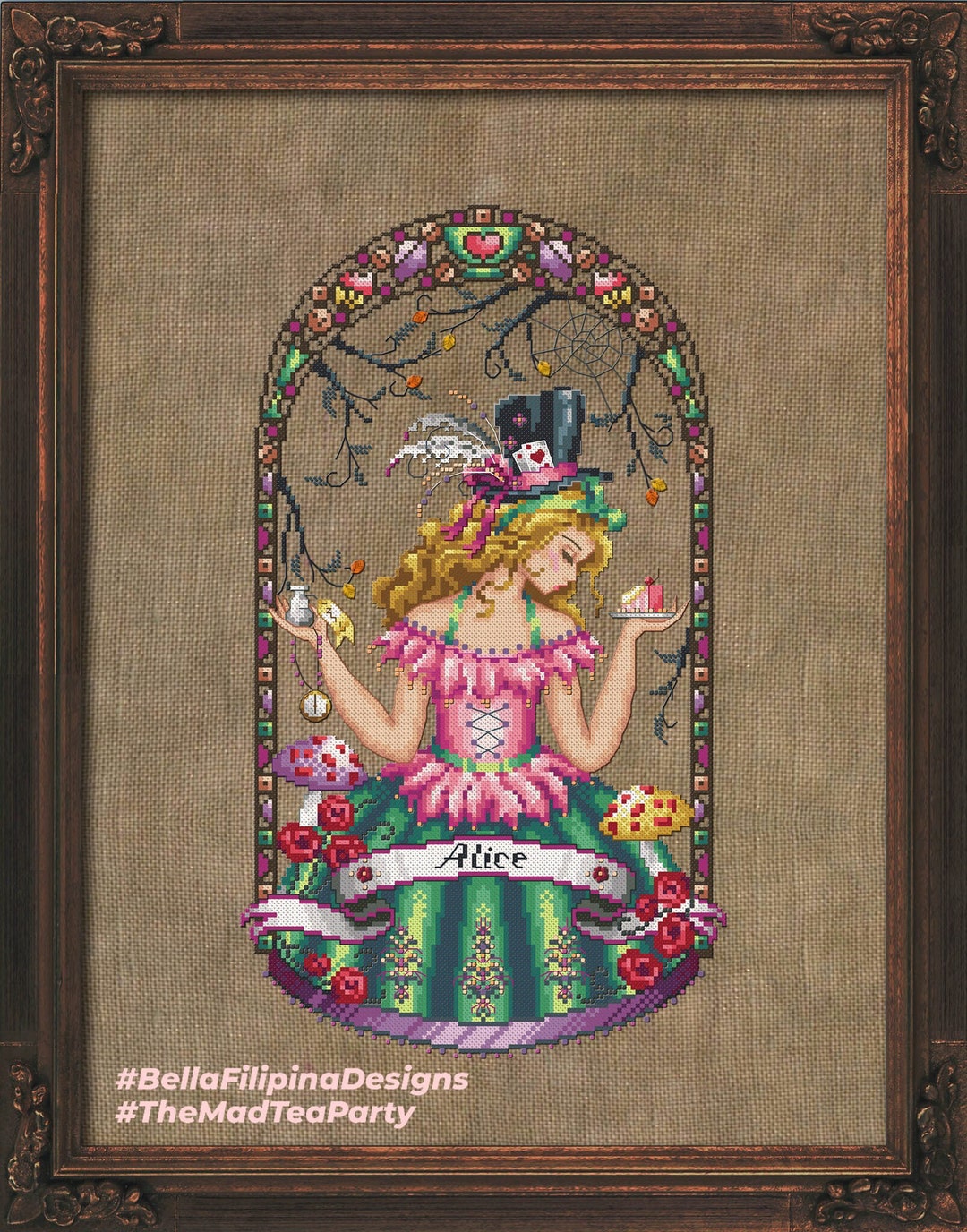 The Mad Tea Party by Bella Filipina Designs 2023 Counted Cross Stitch ...