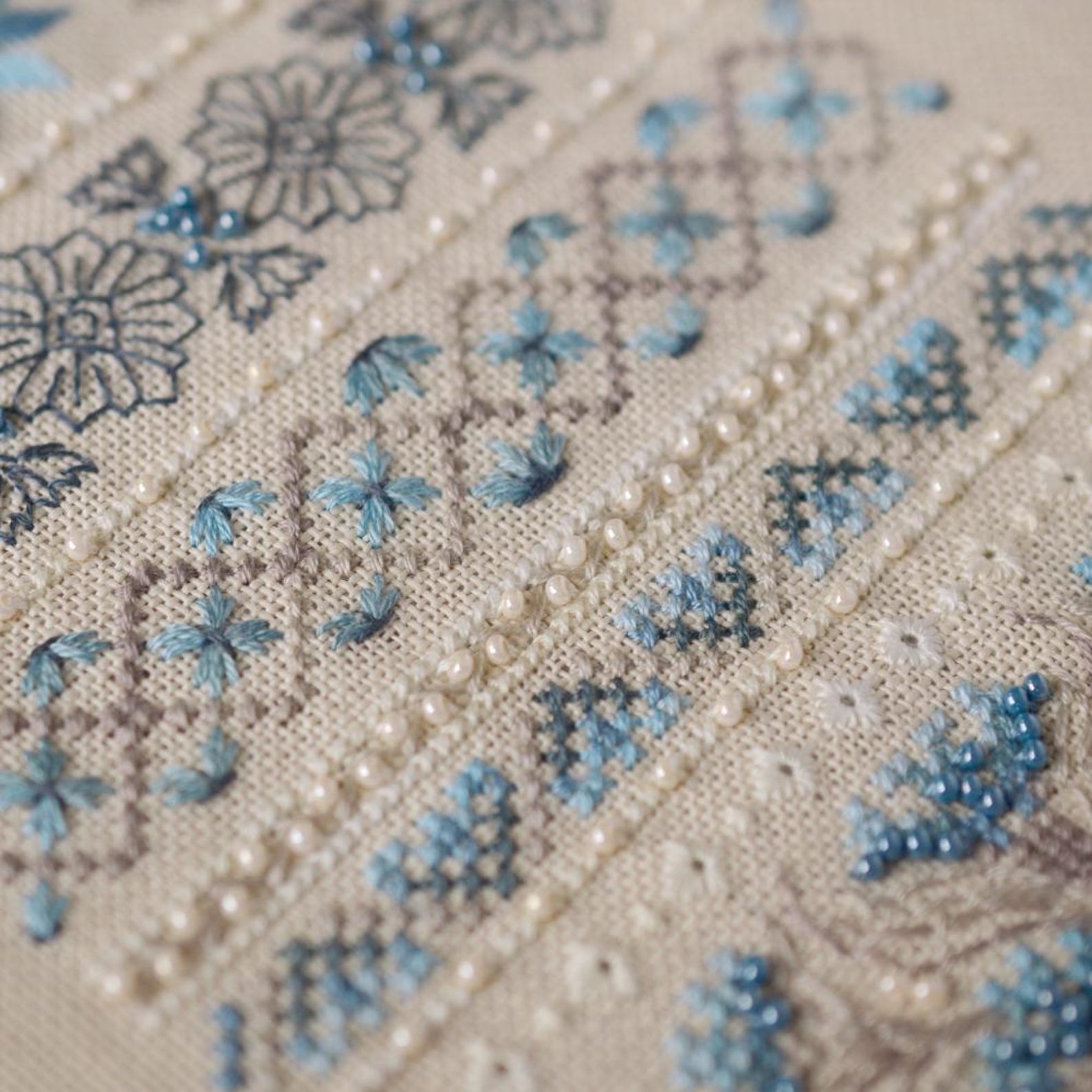 Cornflower Patterns by Tela Artis Banners Collection Cross and ...