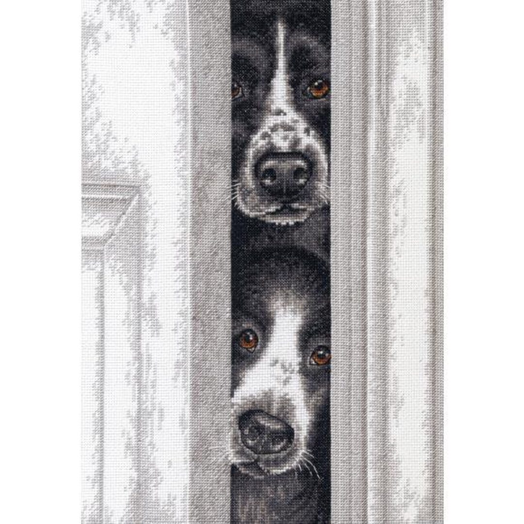 Peeking Pups by Dimensions 2021 Animal Counted Cross Stitch Kit More on ...