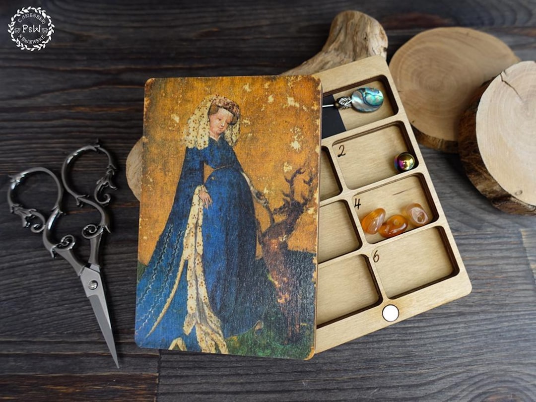 Stuttgart Cards: Maiden of the Deer Magnetic Bead and Needle Box by ...