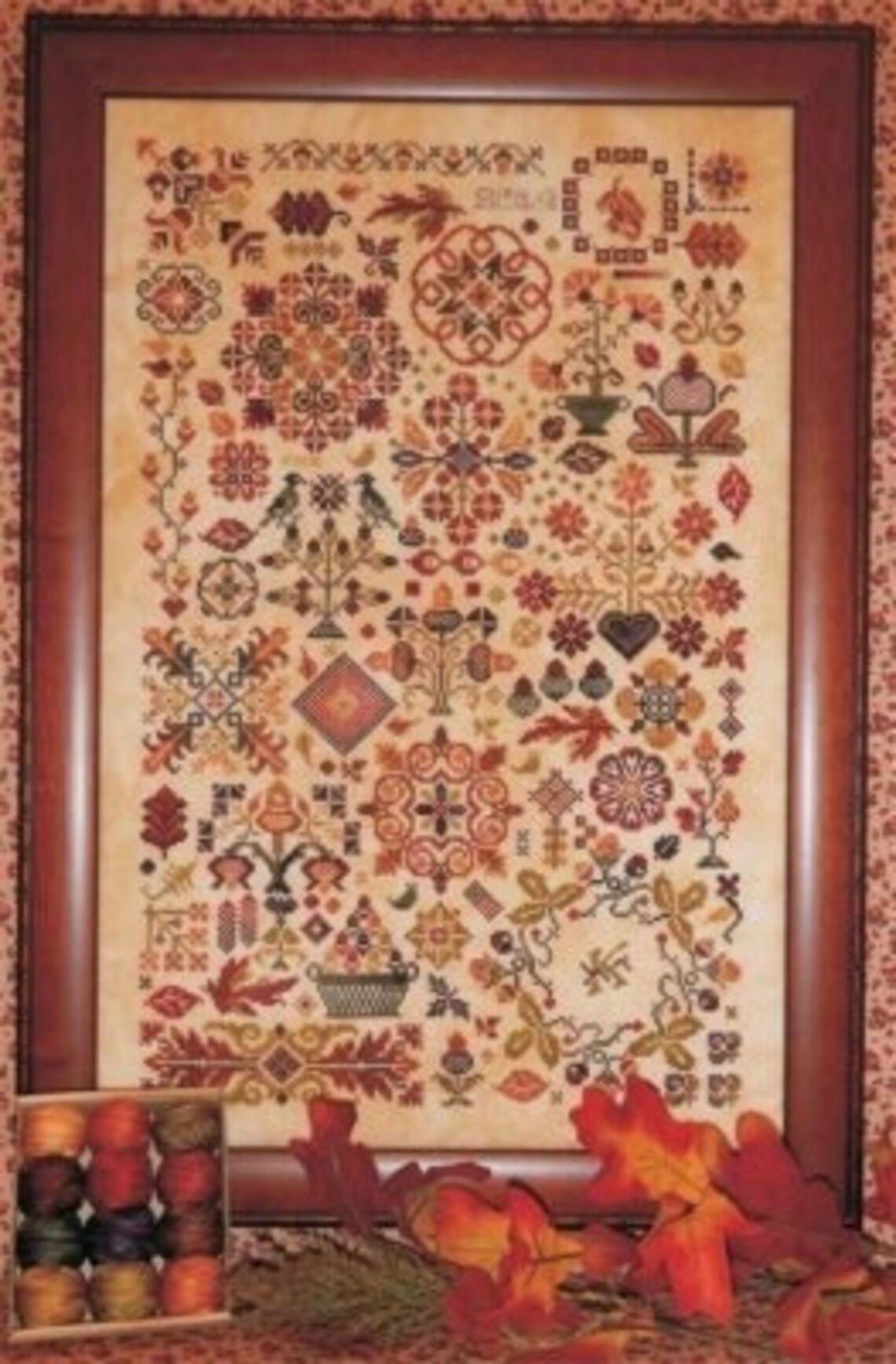 Autumn Quakers by Rosewood Manor Design 2014 Primitive Cross Stitch ...