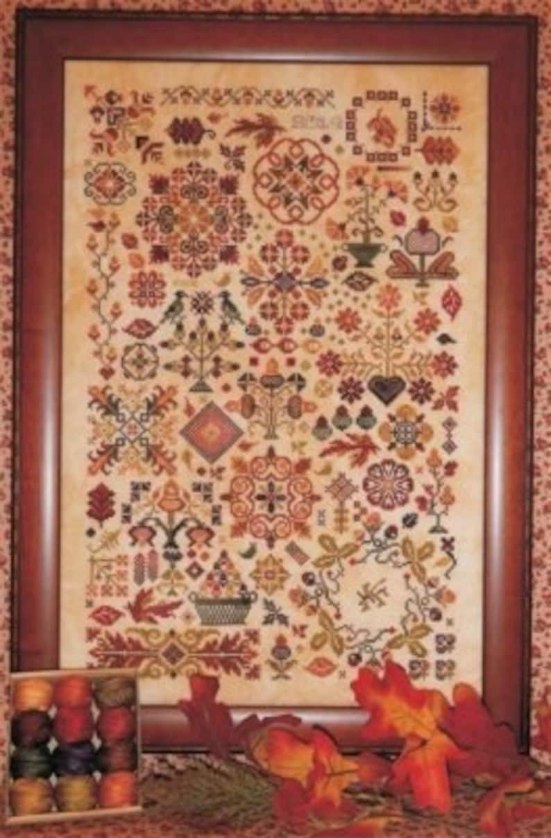 Autumn Quakers by Rosewood Manor Design 2014 Primitive Cross Stitch ...