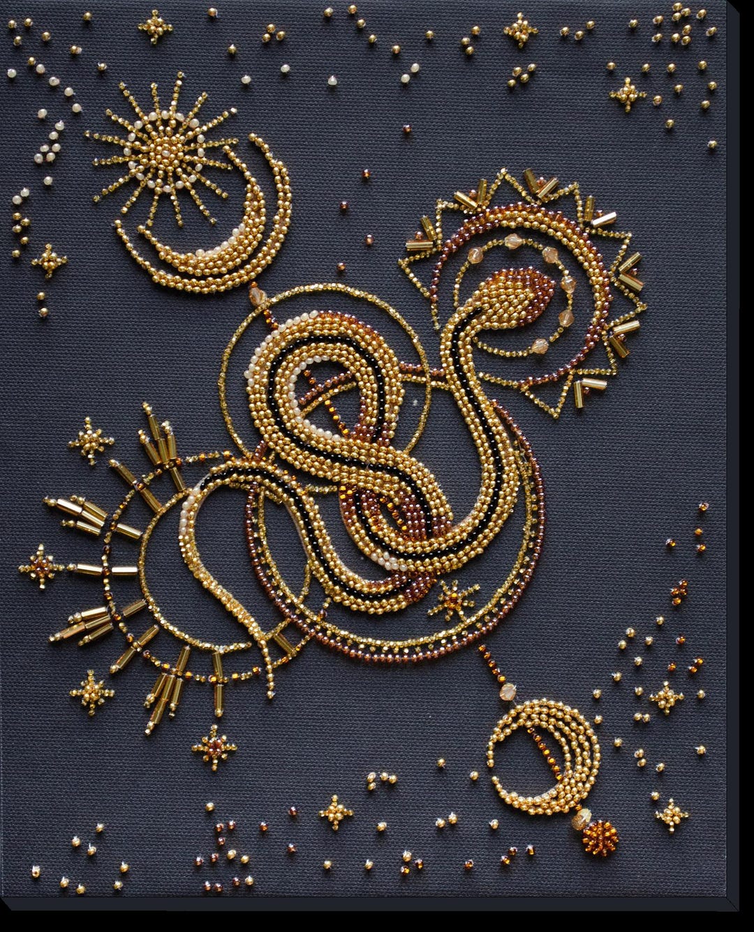 Golden Talisman by Abris Art. Deco Scenes Collection. Bead Embroidery ...