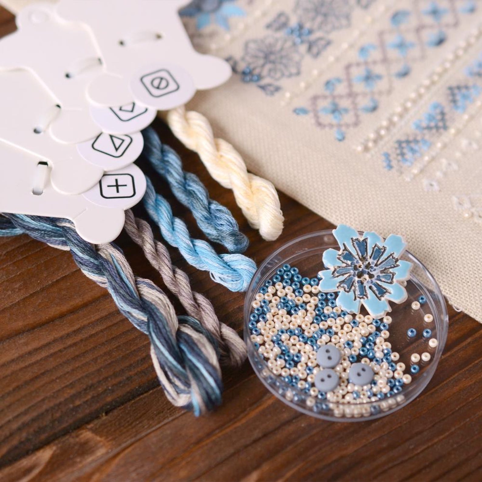 Cornflower Patterns by Tela Artis Banners Collection Cross and ...