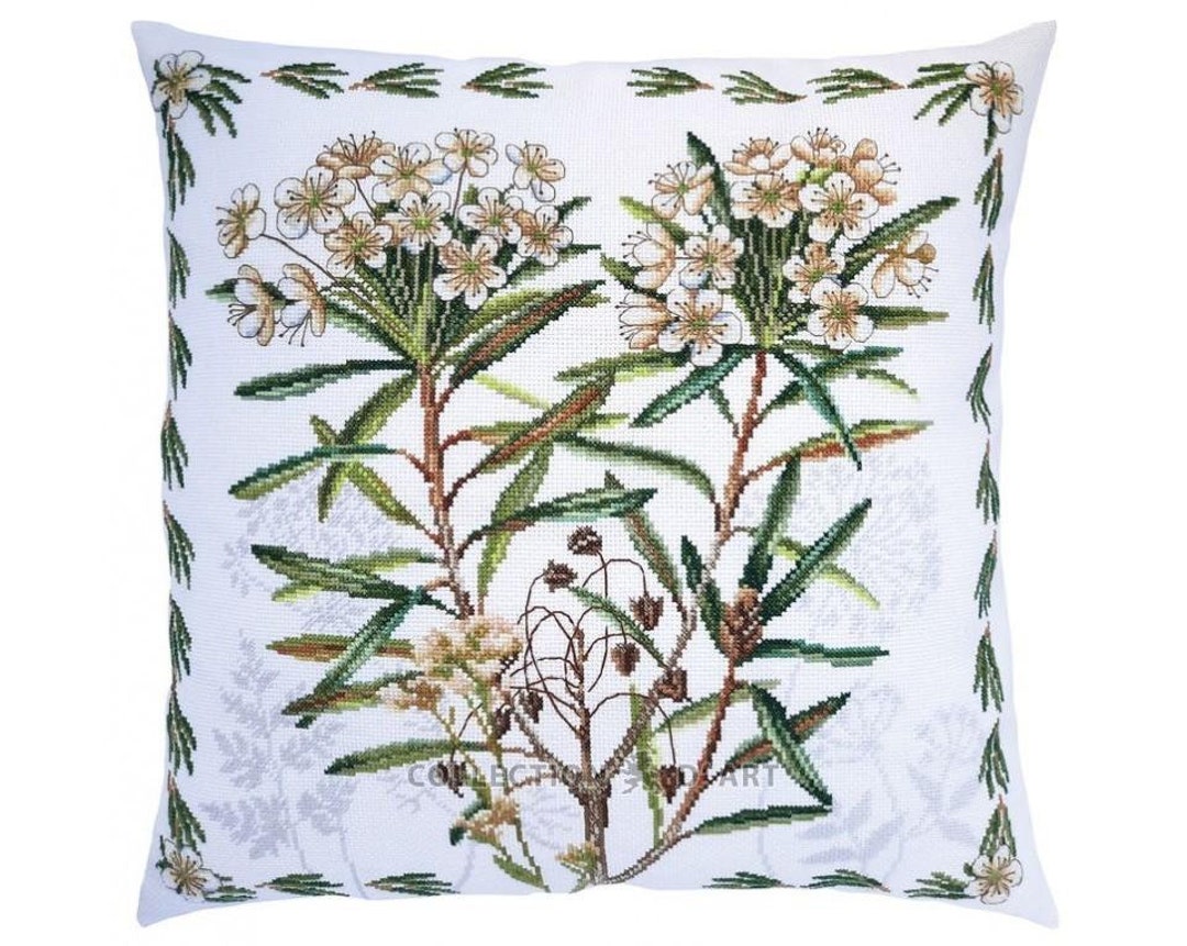 Wild Rosemary by RTO. Сounted Cross Stitch Kit. Great Cushion Design - Etsy