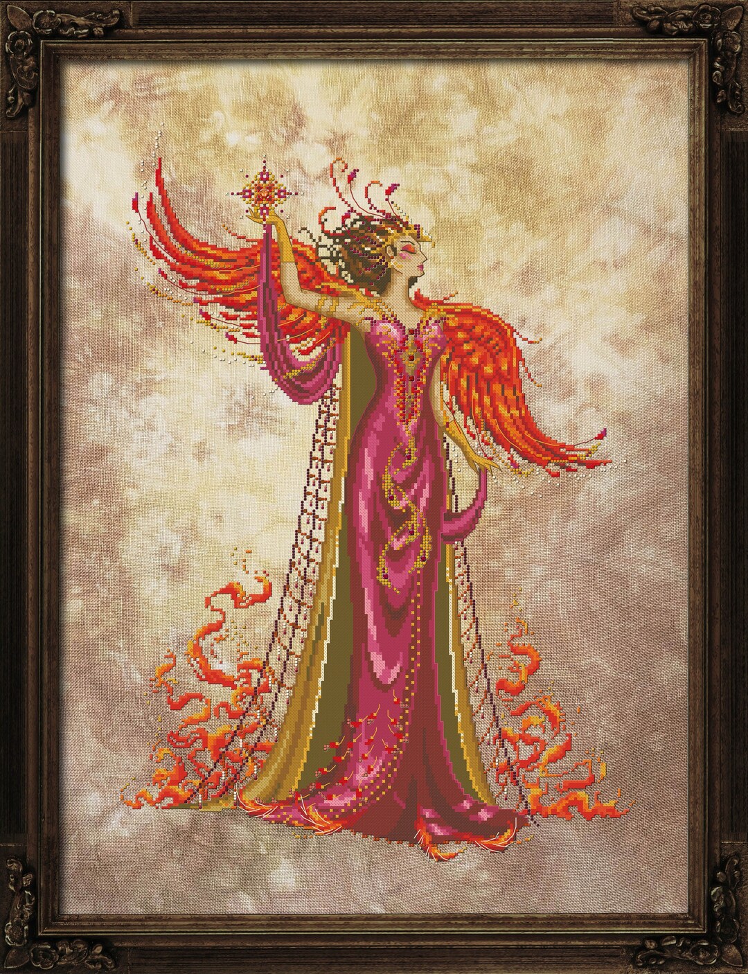Phoenix Queen by Bella Filipina Designs 2023 Counted Cross Stitch ...