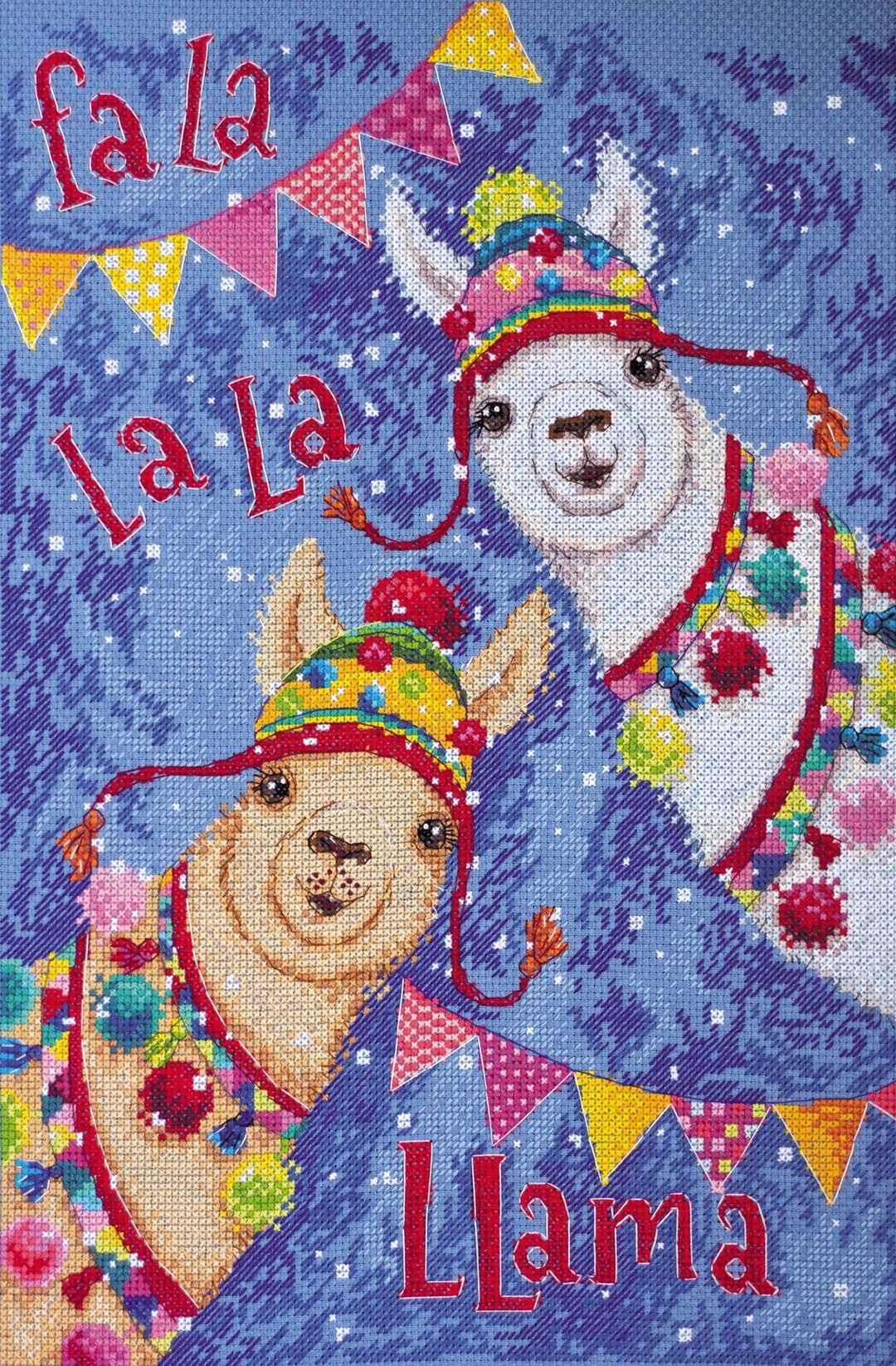 La La Llamas by Abris Art. Animals Collection. Counted Cross Stitch Kit ...